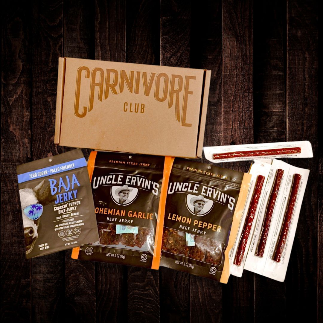Carnivore Snack Box: Monthly Meat Snacks for Carnivores – Carnivore ...