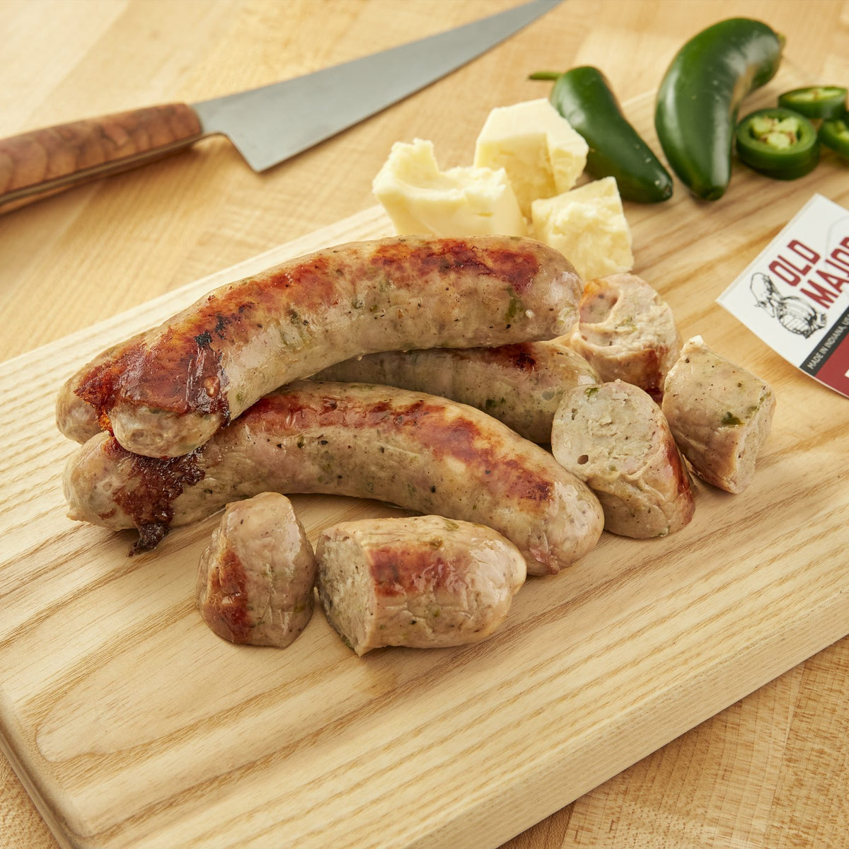 Jalapeno Cheddar Bratwurst – Carnivore Club USA
